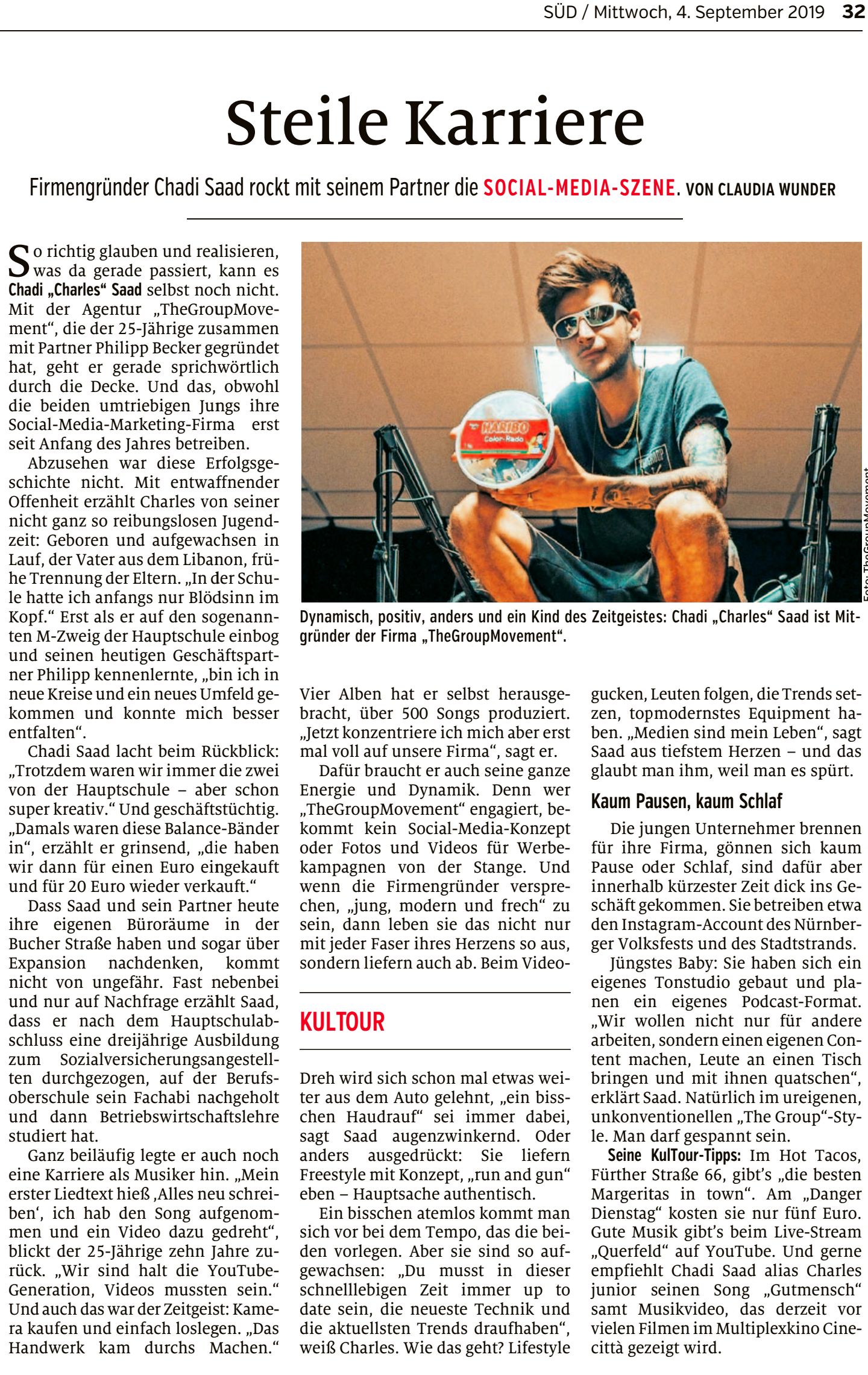 KulTour - Chadi Charles Saad - Wundertexte